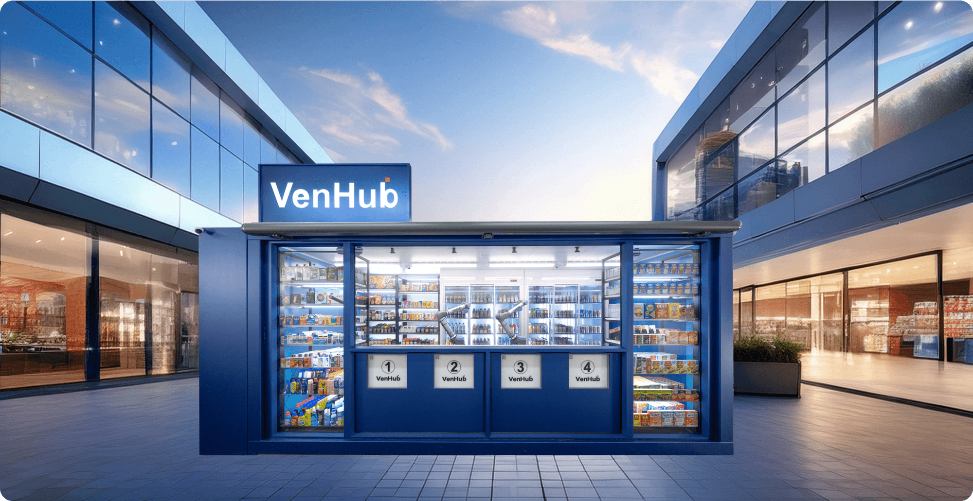 VenHub || Fully Robotic, AI-Powered Smart Stores